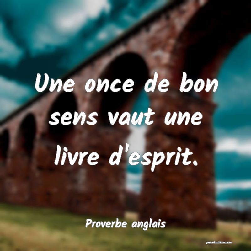 Une once de prévention vaut mieux qu'une livre de...