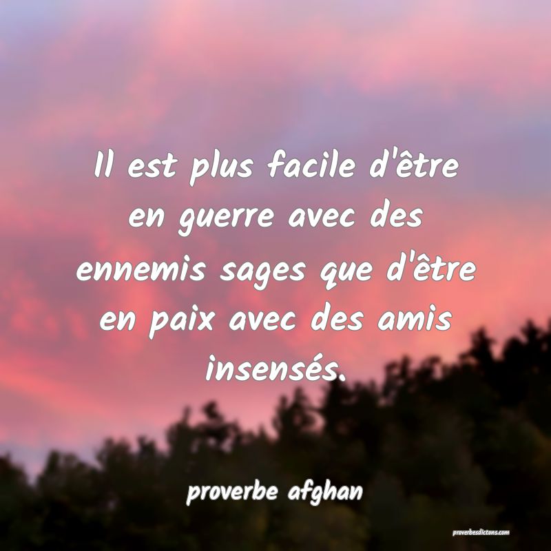 Proverbe Sur La Guerre