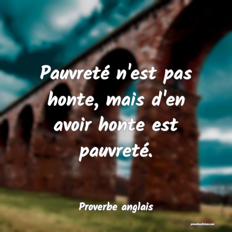 C'est le signe d'un fou qu'avoir honte d'apprendre...